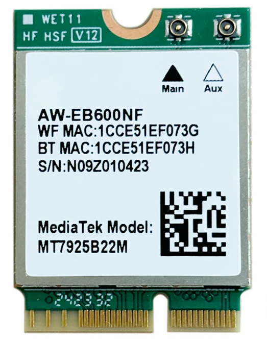 MediaTek MT7925E Wi-Fi 7 (802.11be) M.2 | Raspberry Pi PCIe Database